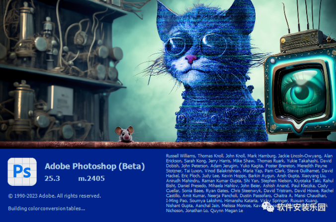 更新｜PS 2024 Beta 25.4 蓝猫版来了，新增参数滤波器，安排～-软件安装乐园